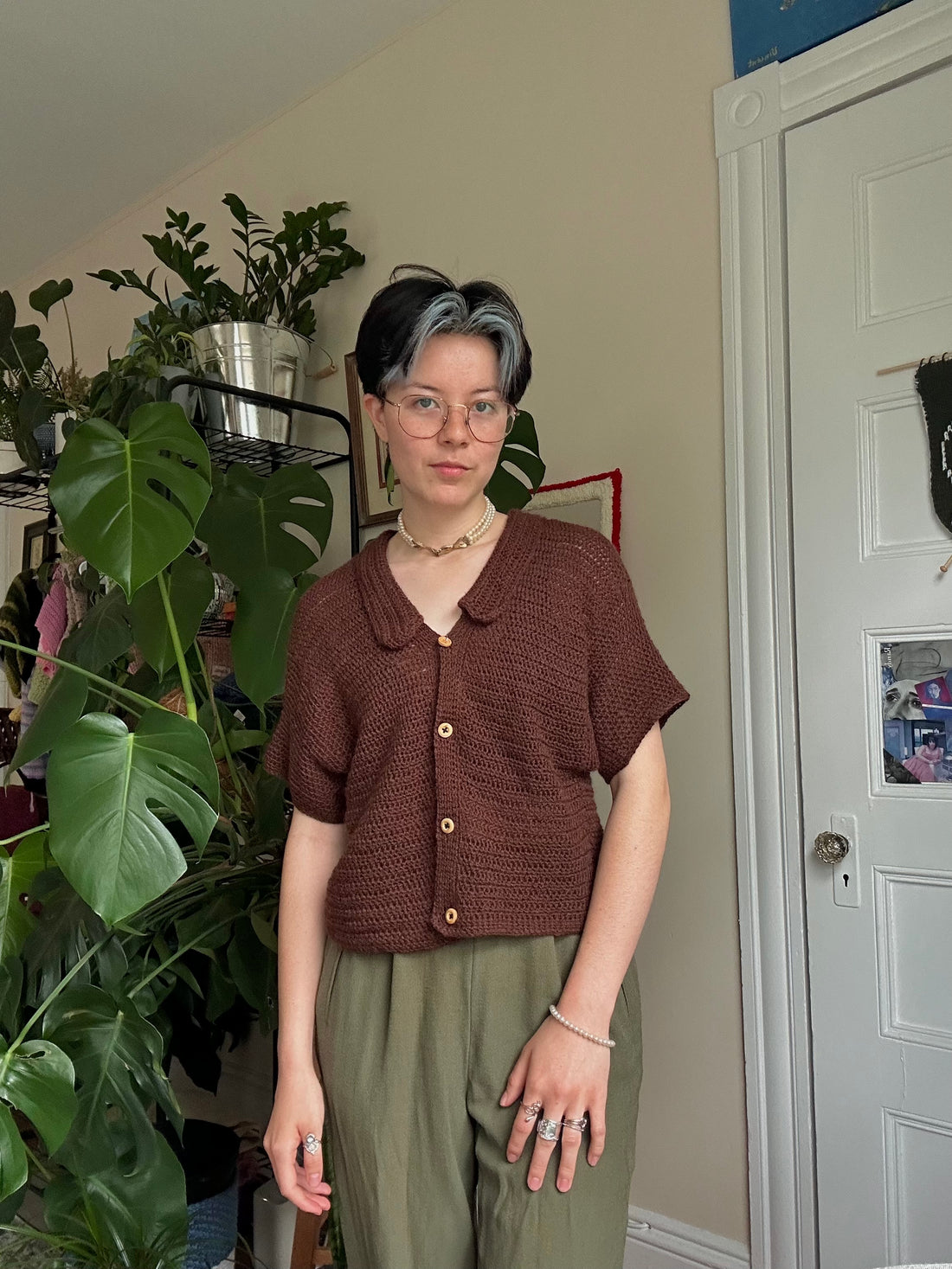 pattern: the basic button up crochet – madeinthemoment